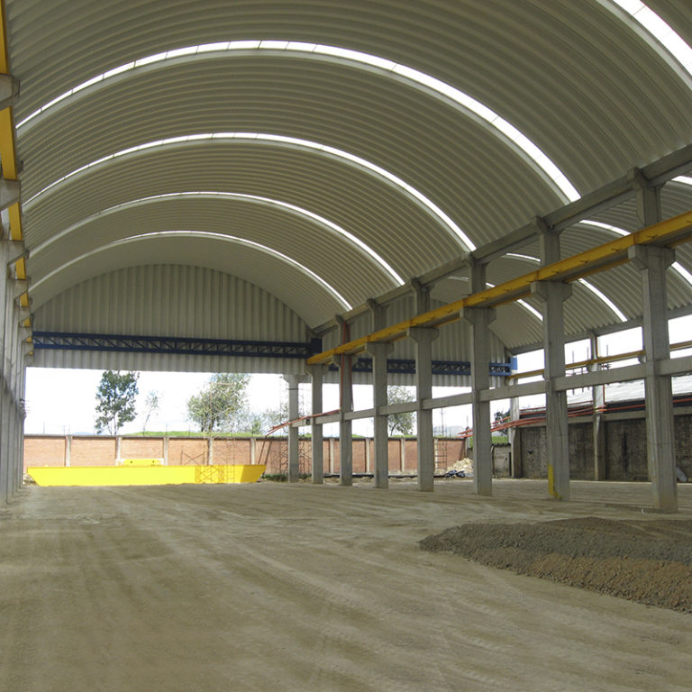 Cubierta Autoportante Curva | Arcochapa | Cubiertas Autoportantes